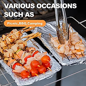 10 Pcs Buffet Stand Wire Racks Foldable Chafing Wire Rack for Dish Warmer Buffet Wire Frame Full Size for Dish Serving Trays Birthday Wedding Picnic BBQ Camping Catering Party Decorations