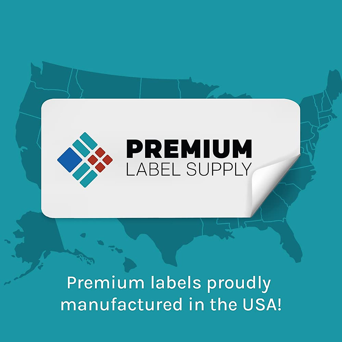 Premium Label Supply White Sticker FBA Labels – 4" x 3.33" – Laser/Inkjet Compatible – (6 Labels/Sheet), 25 Sheets - 150 Total Adhesive Labels