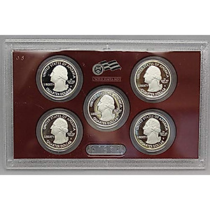 2010 S Silver America the Beautiful National Parks Quarters Proof Set with Box and CoA Proof