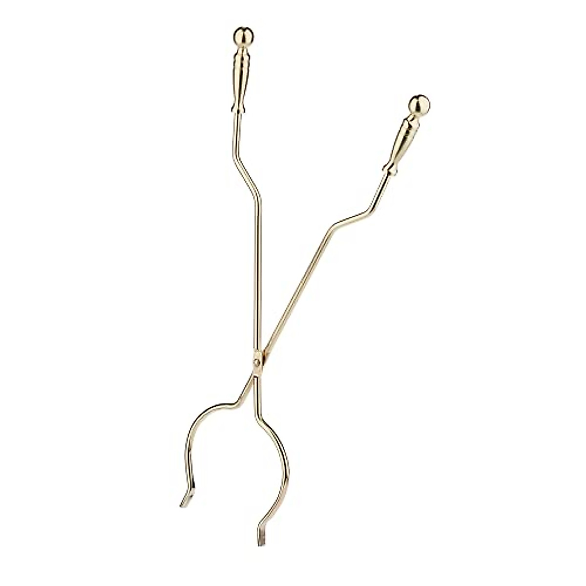 UniFlame Polished Brass Finish 5-Piece Fireplace Tools Set with Heavy Weight Steel Construction