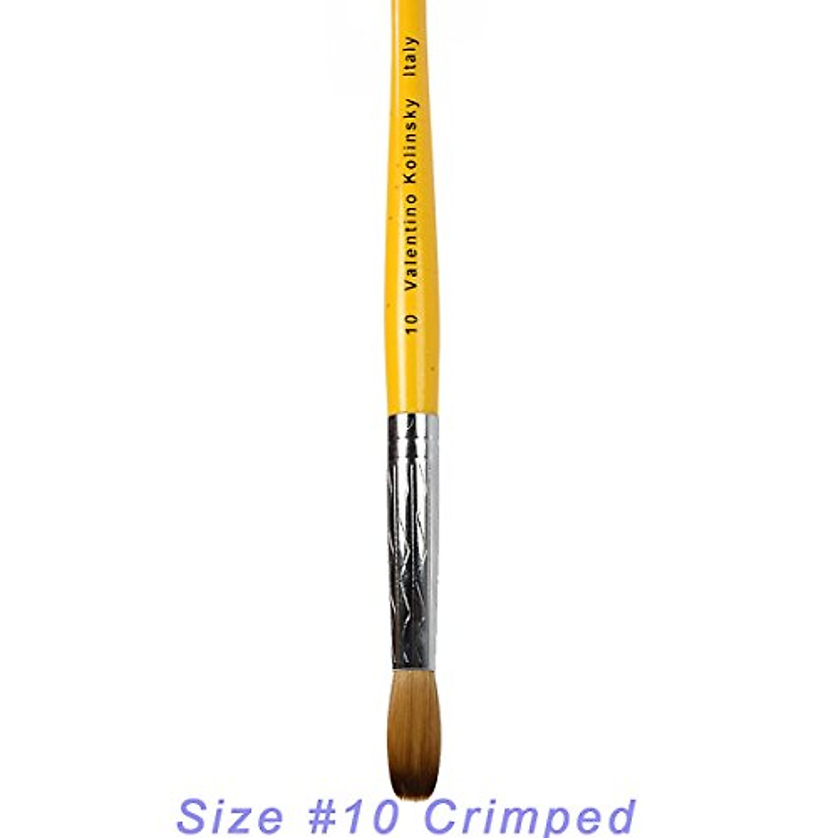 Valentino - Acrylic Nail Brush (Size #10 Crimped)