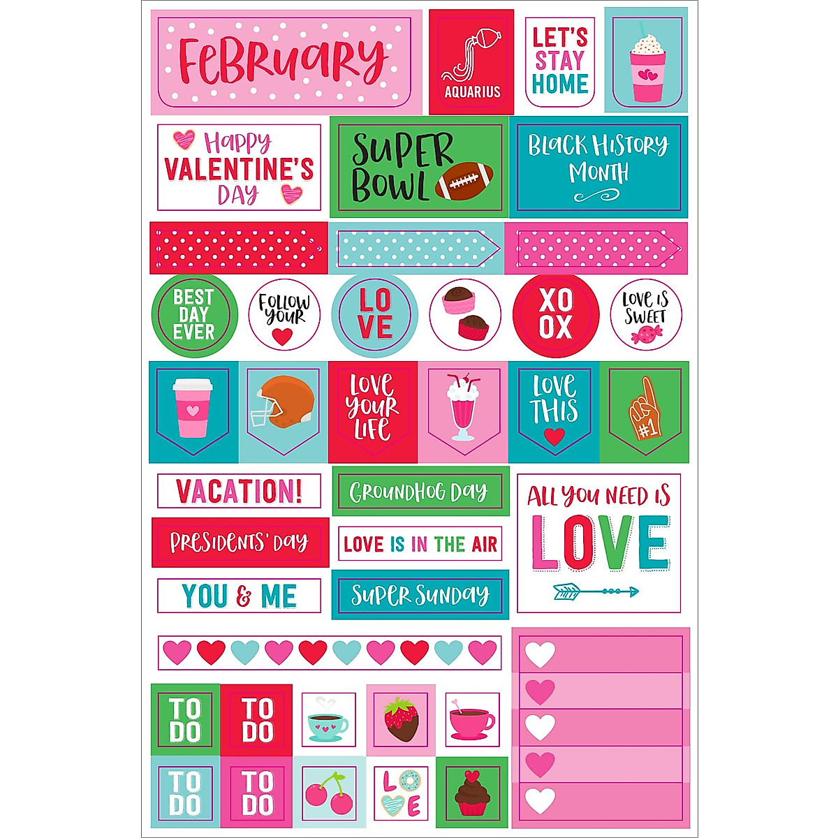 Essentials Month By Month Planner Stickers (set of 475 stickers)