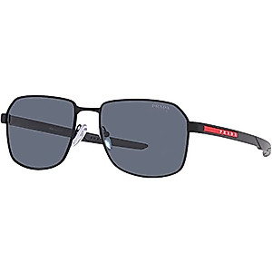 Sunglasses Prada Linea Rossa PS 54 WS DG009R Black Rubber