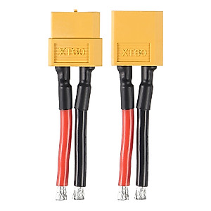 JUZITAO 10 Pairs XT60 Plug Connector Female and Male with 14AWG Silicon Wire for RC Lipo Battery Cable Drone Car Boat