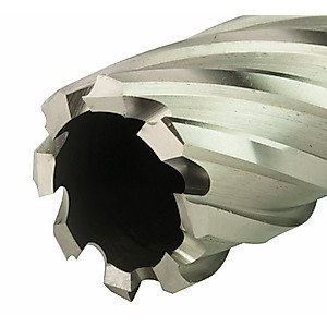 Steel Dragon Tools 1-1/8" x 2" High Speed Steel Annular Cutter with 3/4" Weldon Shank