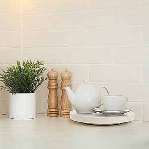 2 Pack Lazy Susan Organizers - OAMCEG 10 Inch Lazy Susan Turntable for Cabinet, 360 Rotating Kitchen Spice Rack Spinning Organizer, Bamboo Large Pantry Organization and Storage, for Fridge, Countertop