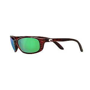 Costa Man Sunglasses Tortoise Frame, Green Mirror Lenses, 59MM