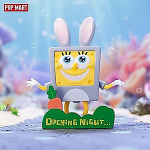 POP MART Spongebob Life Transitions Blind Box Figures, Random Design Box Toys for Modern Home Decor, Collectible Toy Set for Desk Accessories, 1PC