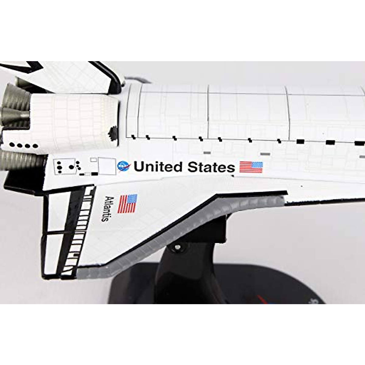 Daron Worldwide Trading PS5823-1 Stamp Orbiter Atlantis Space Shuttle, White