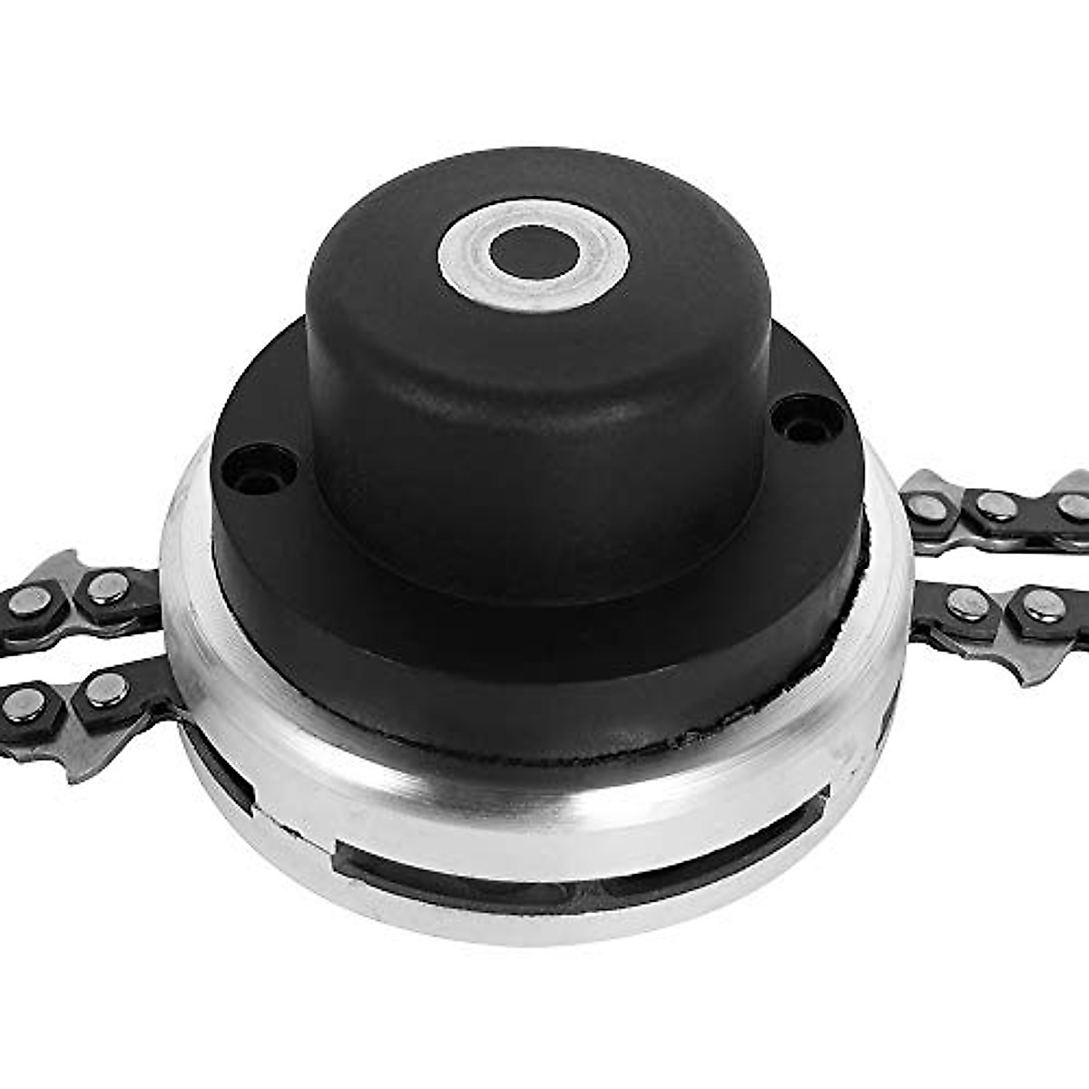 Newdanceus 65mn Coil Chain Trimmer Head，Stainless Steel Weed Trimmer Head Suitable for Medium Size Garden Lawn Grass Trimmer, Brush Cutter, Weed Eater, Chain Mower