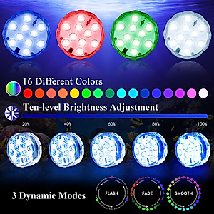 Creatrek Rechargeable Pool Lights (2PACK)