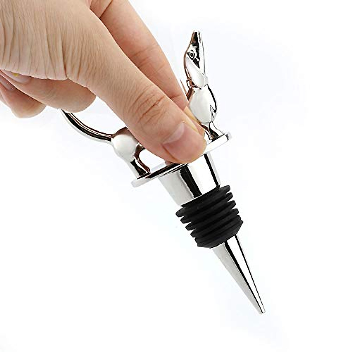 LYWUU Dachshund Dog Shape Wine Bottle Stopper Champagne Cava Prosecco Sparkling Beverage Funny Gifts