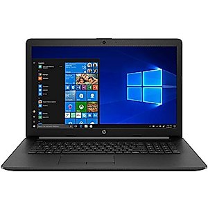 HP Newest 17.3" Laptop Intel i3 1005G1 8GB 1TB HDD Jet Black Windows 10 Home in S Mode with GS HDMI Cable
