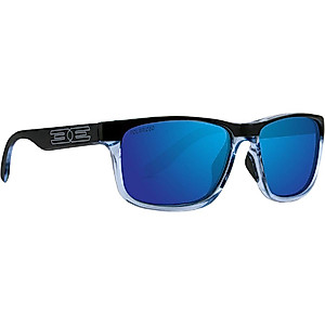Epoch Eyewear Delta Sunglasses 2 Pair Crystal Blue Black Frame Smoke Lens Blue Mirror Lens
