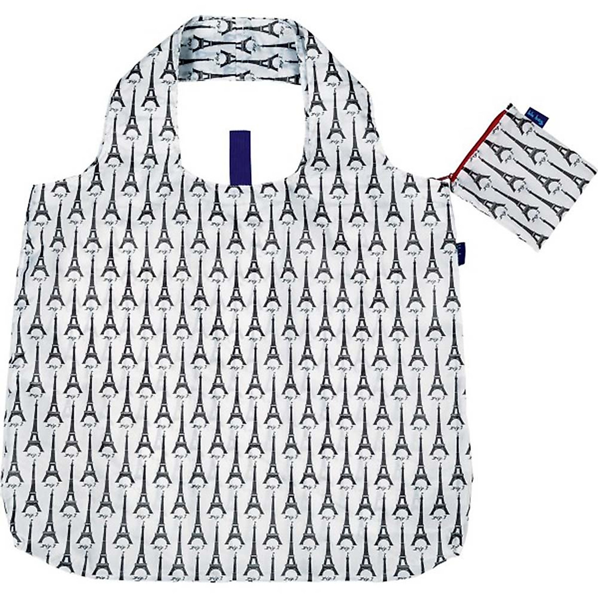 Eiffel Tower Black Bag-IN Pouch