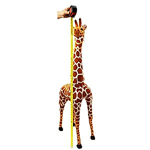 Linzy Toys Jared The Giraffe, 50'' (127 cm) Standing High, Real Life Stuffed Animals Plush Giraffe, Peluche Jirafa