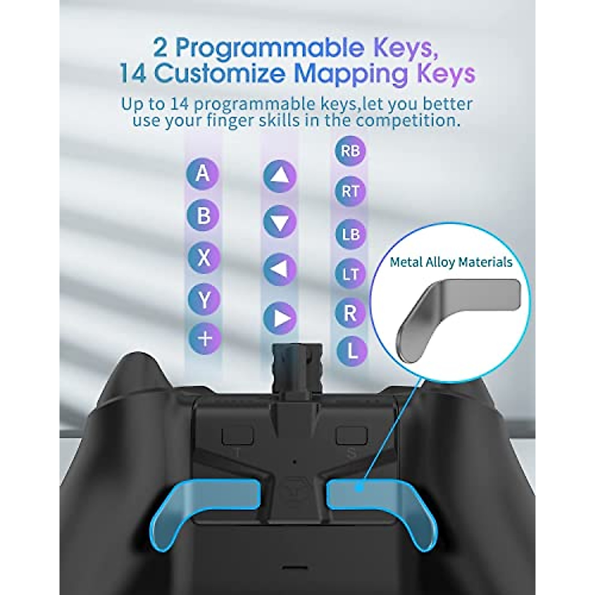 OLCLSS Paddles for Xbox Series X/S Controller (NOT for Xbox ONE S/X Controller), Strike Accessory for Xbox Series S/X Controller
