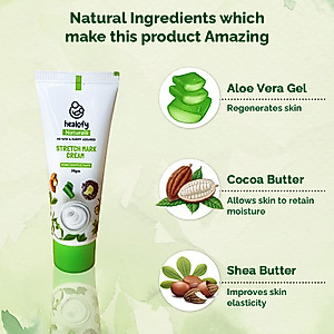 Flacon Anti-Stretch Marks Cream, 30gm | Moisturizes the Skin, Reduces Stretch Marks