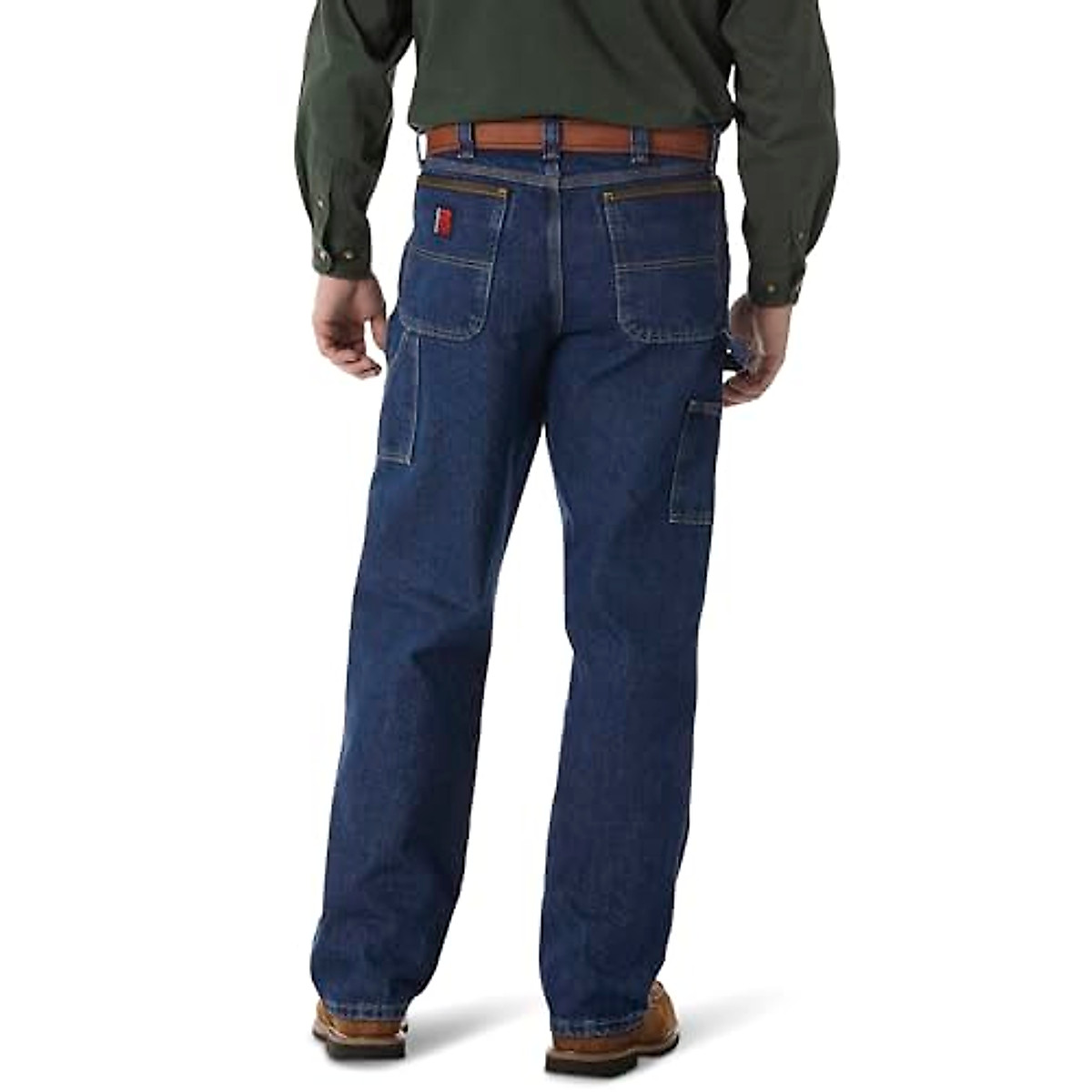 Wrangler Riggs Workwear mens Utility jeans, Antique Indigo, 36W x 30L US