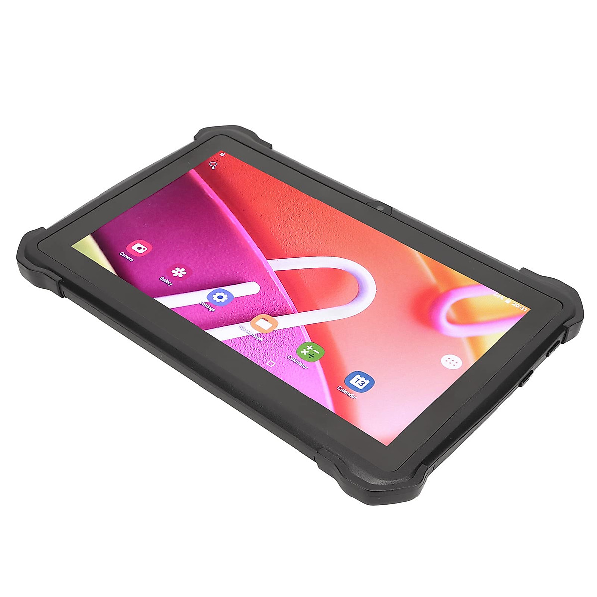 Pssopp Kids Tablet, 7 Inch Tablet Rear 8MP US Plug for Kids Photography (Green)