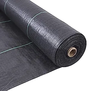 EXTRAEASY 3FT x 50FT Garden Weed Barrier Landscape Fabric Durable & Heavy Duty Weed Block Gardening Mat &Landscaping Fabric Roll,Premium Weeds Control for Flower Bed, Vegetable Garden,Easy Setup