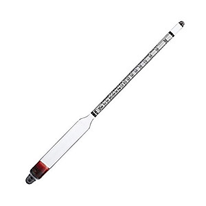 UPROMAX Hydrometer Alcohol 0-200 Proof and Tralle , Alcohol Proof Tester Liquor/Moonshine/Proofing Distilled/Spirits/Distilled Meter Distilling Spirit hydrometer Lab hydrometers alcohol level
