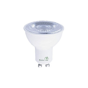 Bioluz LED 6 Pack GU10 LED Bulbs Dimmable 3000K Indoor Outdoor 50 Watt Halogen Bulb Replacement 500 Lumen UL Listed