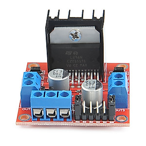 TIMESETL 5Pack L298N Motor Drive Controller Board DC Dual H-Bridge Robot Stepper Motor Control and Drives Module for Arduino Smart Car Power UNO MEGA R3 Mega2560