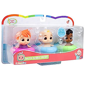 CoComelon Water Toys for Pool & Bath, 3 Piece Set - JJ, Cody and YoYo Floating Bobble Figures for Swimming - Summer Gift for Toddlers & Kids - Ages 18+ Months