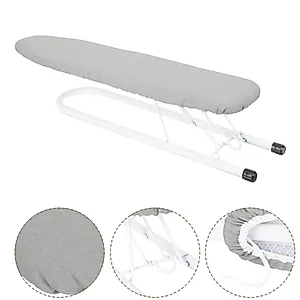 Zerodeko Ironing Board Foldable Ironing Resist Ironing Mat Ironing Pad Felt Iron Padding Cover Mini Tools Iron Board Foldable Home Tools Foldable Iron Board Sleeve Cotton Travel Portable