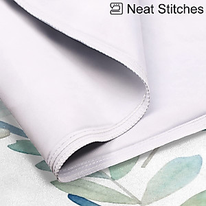 Envelope Closure Satin Pillowcase for Hair and Skin Silk Pillowcase Standard Size Watercolor Tropical Leaf Plant Pattern Pillow Cases Cooling Satin Pillow Covers