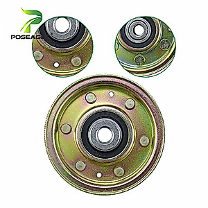 POSEAGLE 756-04224 Flat Idler Pulley 2.75 od Replaces Cub Cadet 756-04224 Idler Pulley 756-04224 Pulley, MTD 756-0981 Pulley, MTD 756-0981a, 756-0981b, 7560981a, 7560981b, Toro 112-3687, 62-4540