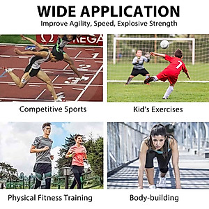 OYINDIZ Weight Sled Harness Kits, 5 PCS Pulling Strap for Running, Speed Power Agility Training Full Body Workout Football Exercise Equipment for Outdoor Men and Women 6.6FT