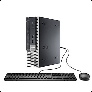 Dell OptiPlex 990 USFF Desktop Computer PC, Intel Quad Core i7-2600S up to 3.8GHz, 16G DDR3, 256G SSD, WiFi, BT, DP, VGA, Windows 10 Pro 64 Bit-Multi-Language Supports English/Spanish/French(Renewed)
