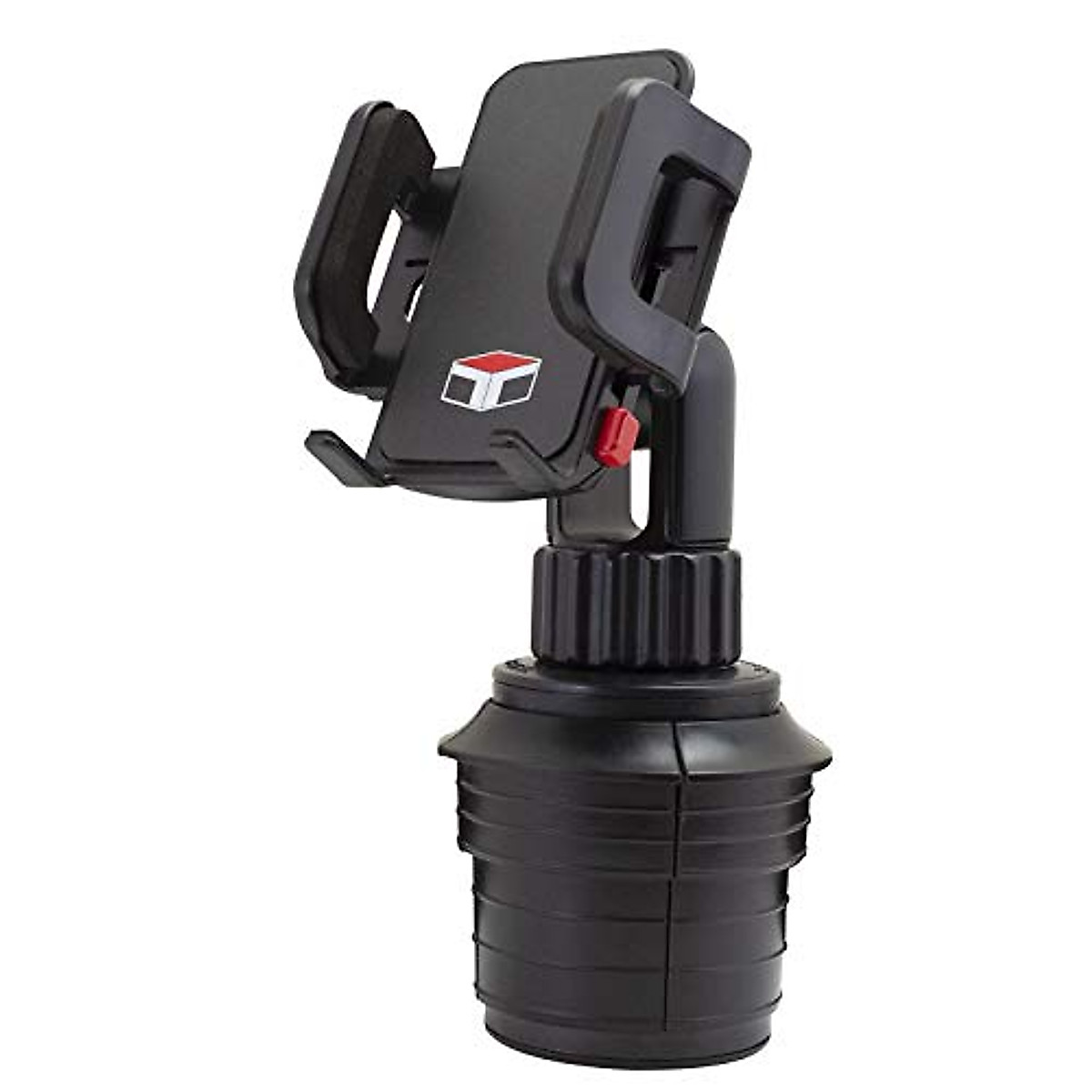 TUFF TECH Cup Holder Universal Car Mount Phone Holder with Adjustable Base and Holder for -iPhone, Samsung, LG, Moto, Huawei, Smartphones