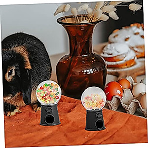 NOLITOY 40 pcs Dispensers Kindergarten Black Twirling Rotatable and Gumballs Desktop Catcher Machines Kids Novelties Supplies Ball Bubble Bank Parties Machine Christmas Vending