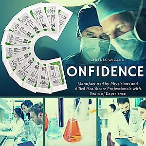 3-0 Sterile Sutures Thread with Needle (Black Monofilament) - Medical and Nursing Student's Surgical Practice Suture Kit, Training with Stitching Pad, First Aid Field Emergency Demo, Vet Use