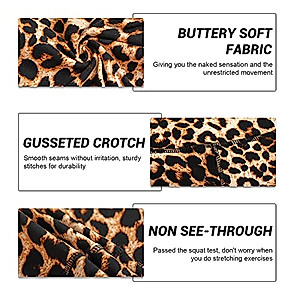 GAYHAY High Waisted Leggings for Women - Soft Opaque Slim Tummy Control Printed Pants for Running Cycling Yoga