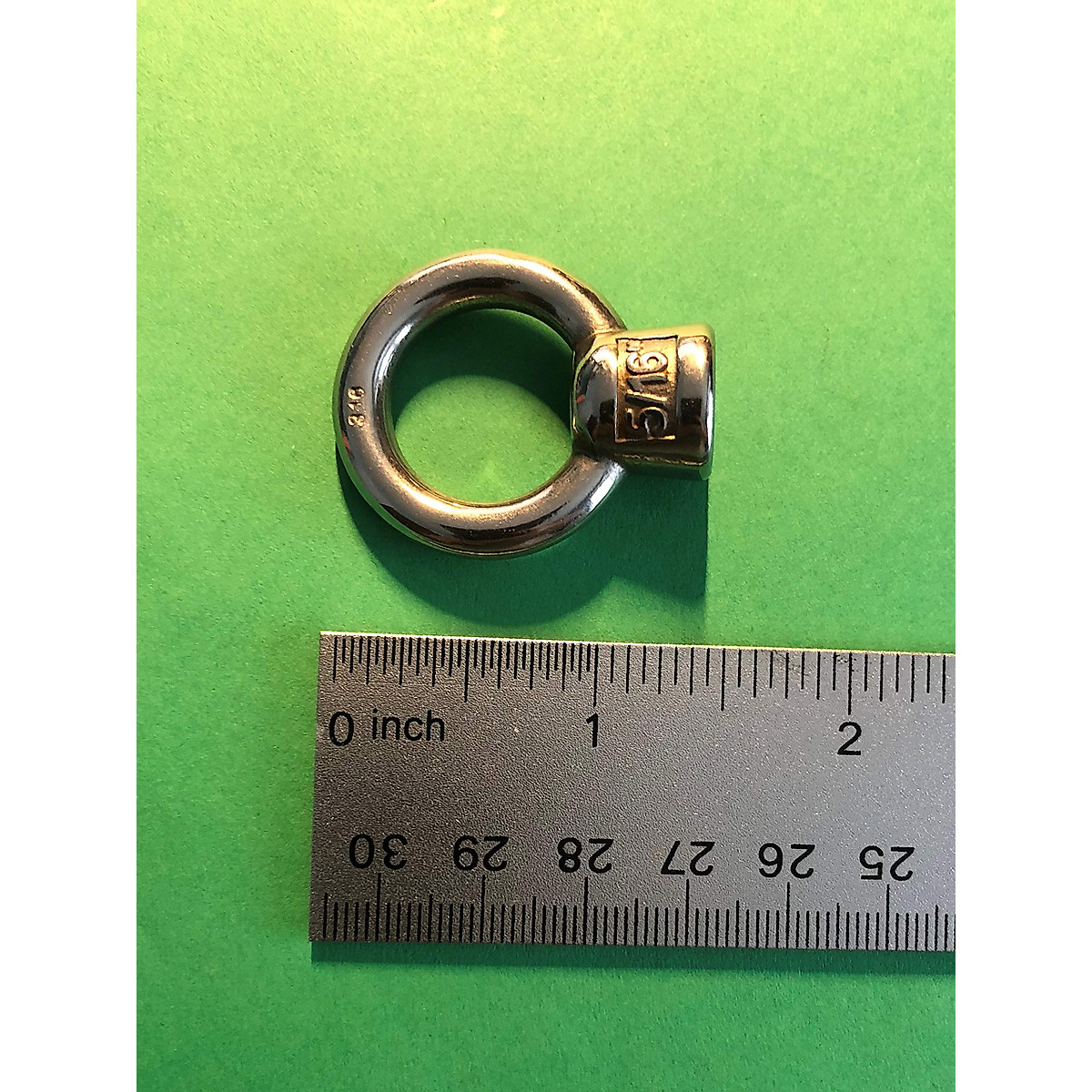 US STAINLESS 20 Pieces Stainless Steel 316 Lifting Eye Nut 5/16" UNC Marine Grade Nut Pitch of 18