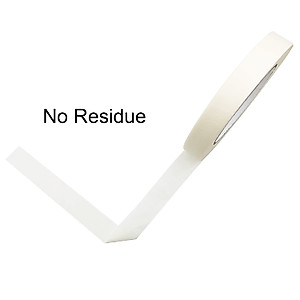 VideMundi Masking Tape 1 Inch X 55 Yards 2 Rolls, General Purpose Beige White Painters Tape for Home, Office, Labeling, School Supplies, DIY & Art, Crafts, Multi-Surface Painting Tape