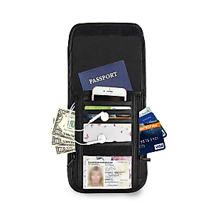 ALAZA Flower Fairy Pink Butterfly Small Crossbody Wallet Purse Cell Phone Bag Rfid Passport Holder with Credit Card Slots