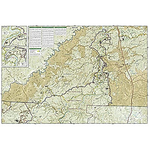 Big South Fork National River and Recreation Area Map (National Geographic Trails Illustrated Map, 241)