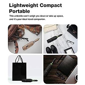 BENEUNDER 45 Inch Travel Umbrella for Rain, Fodable Compact Umbrella Lightweight, Travel Umbrella for backpack, Compact Umbrella for Rain and Wind, Mini Umbrella