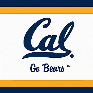 Mayflower Distributing Company 20 Count University of California Lunch Napkins, 6.5", Multicolor