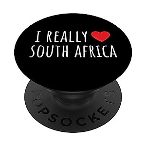 I Really Love (Heart) South Africa PopSockets Standard PopGrip