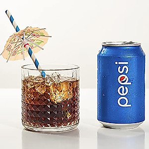 PartyWoo Paper Straws, 60 pcs Straws Drinking and Cocktail Picks Umbrellas, Drink Straws, Cocktail Straws for Luau Birthday Party Decorations, Summer Party, Hawaiian Party, Tropical Party Supplies