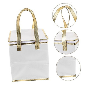 ULTECHNOVO Insulated Bag insulated bag food cooler tote bag grocery carrier insulated grocery bags insulated bags cooler bags insulated catering bags food warmer bag cloth Fresh food bag