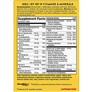 Nature's Way Alive! Women's 50+ Complete Multivitamin, Supports Healthy Heart, Brain, Bones*, B-Vitamins, Gluten-Free, 50 Tablets (Packaging May Vary)