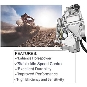 YFM350 Carburetor for Yamaha 1987-1990 & 1992-1995 Moto-4 350 YFM350/1987-2004 Warrior 350 YFM350/1987-1998 Big Bear 350 YFM350/1996-1998 Kodiak 400 YFM400/1995 Wolverine 350 YFM35F +Intake Manifold