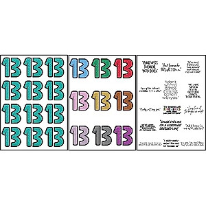 "13" Temporary Tattoo Tour Concert - Over 100 Tattoo Included - Lyrics, Songs - Removable Tattoo, Concert Outfit